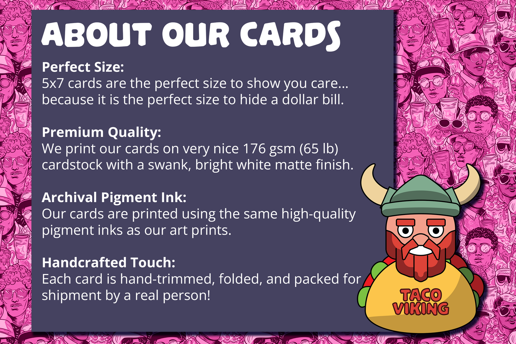 "To My Thirstiest Friend" - Greeting Card – Taco Viking Studios