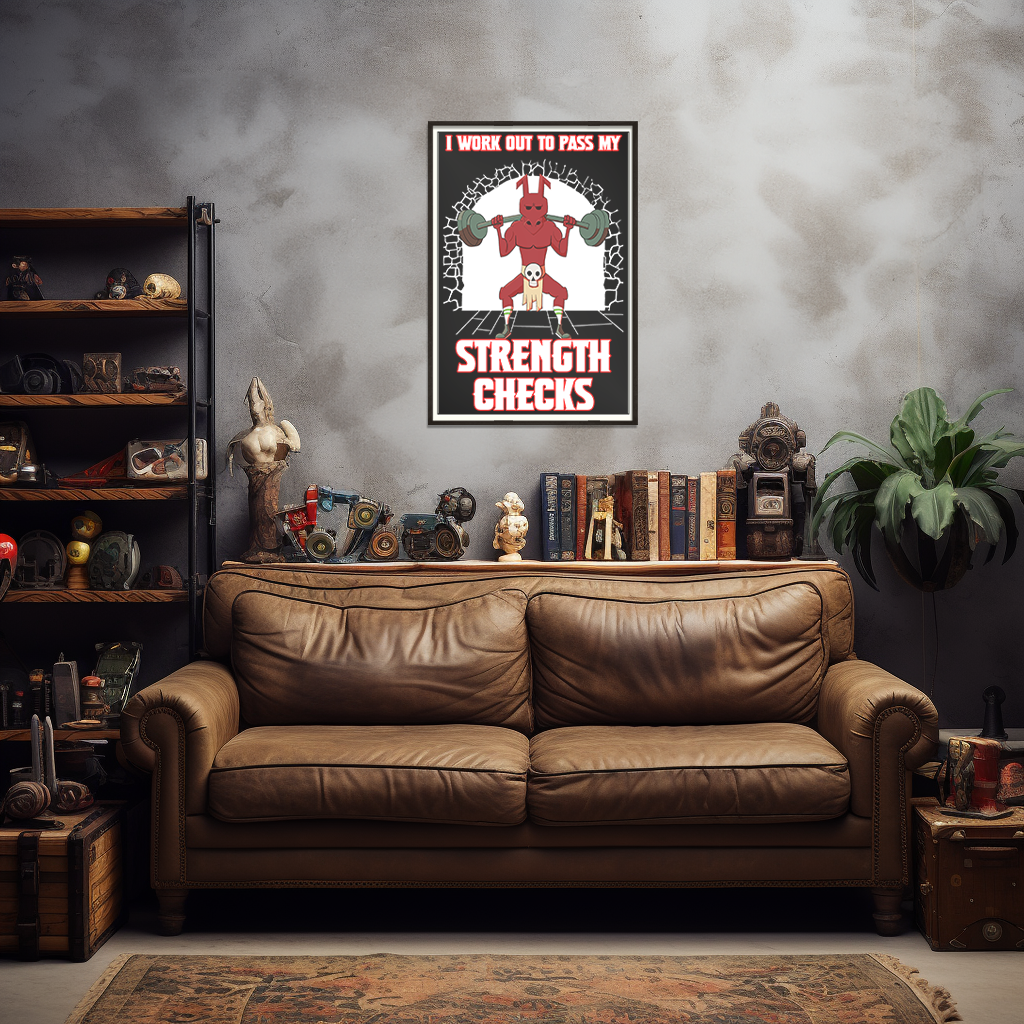 "Strength Checks" Art Print – Taco Viking Studios