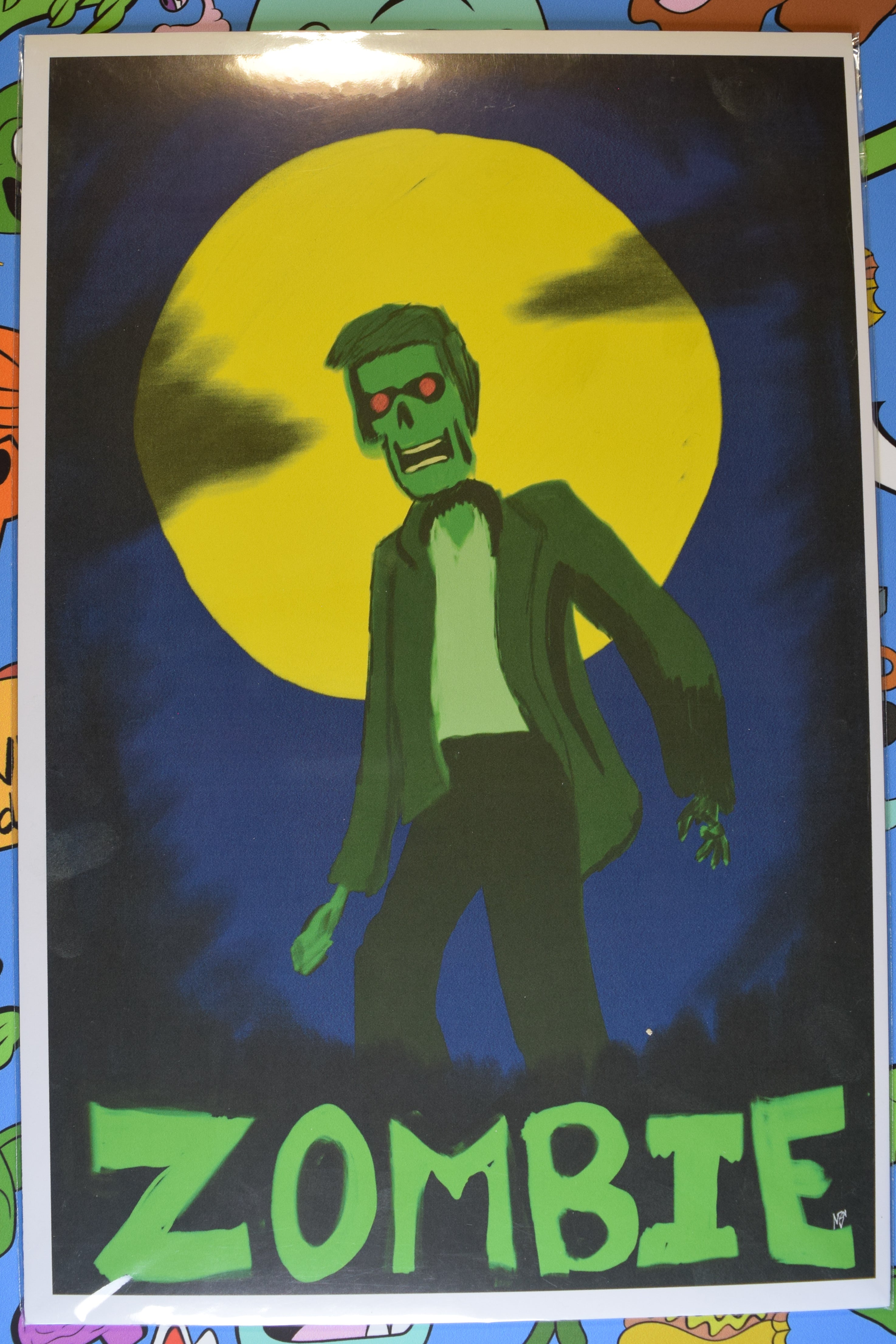 "Vintage Zombie" Art Print – Taco Viking Studios